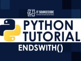 Python String Endswith Method With Examples