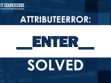Attributeerror Enter Solved