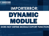 Importerror Dynamic Module Does Not Define Module Export Function
