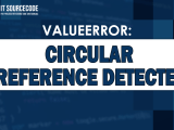 Python Valueerror Circular Reference Detected