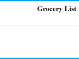 How To Create A Grocery List In Javascript