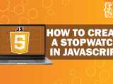How To Create A Stopwatch In Javascript