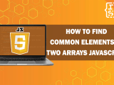 How To Find Common Elements In Two Arrays Javascript
