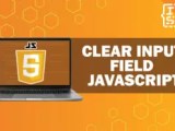 How To Clear An Input Field In Javascript 4 Effective Ways