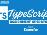 Typescript Assignment Operators With Examples