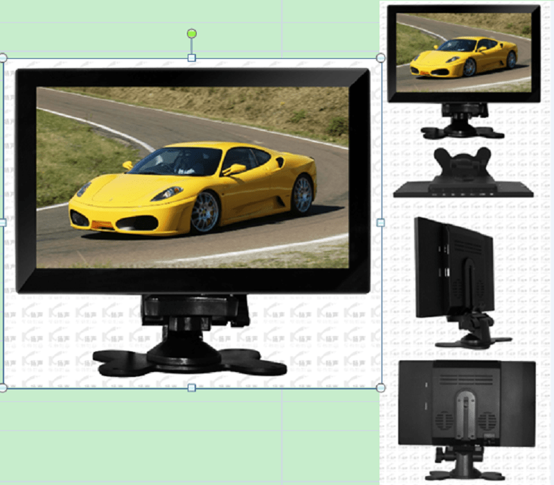 9 inch HDMI touch monitor with USB