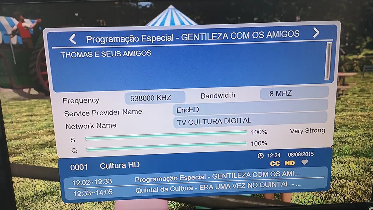 How to get the frequency of current channel TV cool 2023