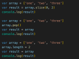 Slice And Splice In Javascript
