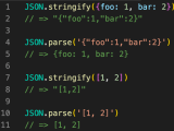 Javascriptのjson Stringifyやjson Parseは配列にも使用可能 Iwb Jp
