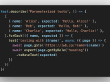 Playwrightのparameterized Testsの公式のコードは動作しない Iwb Jp