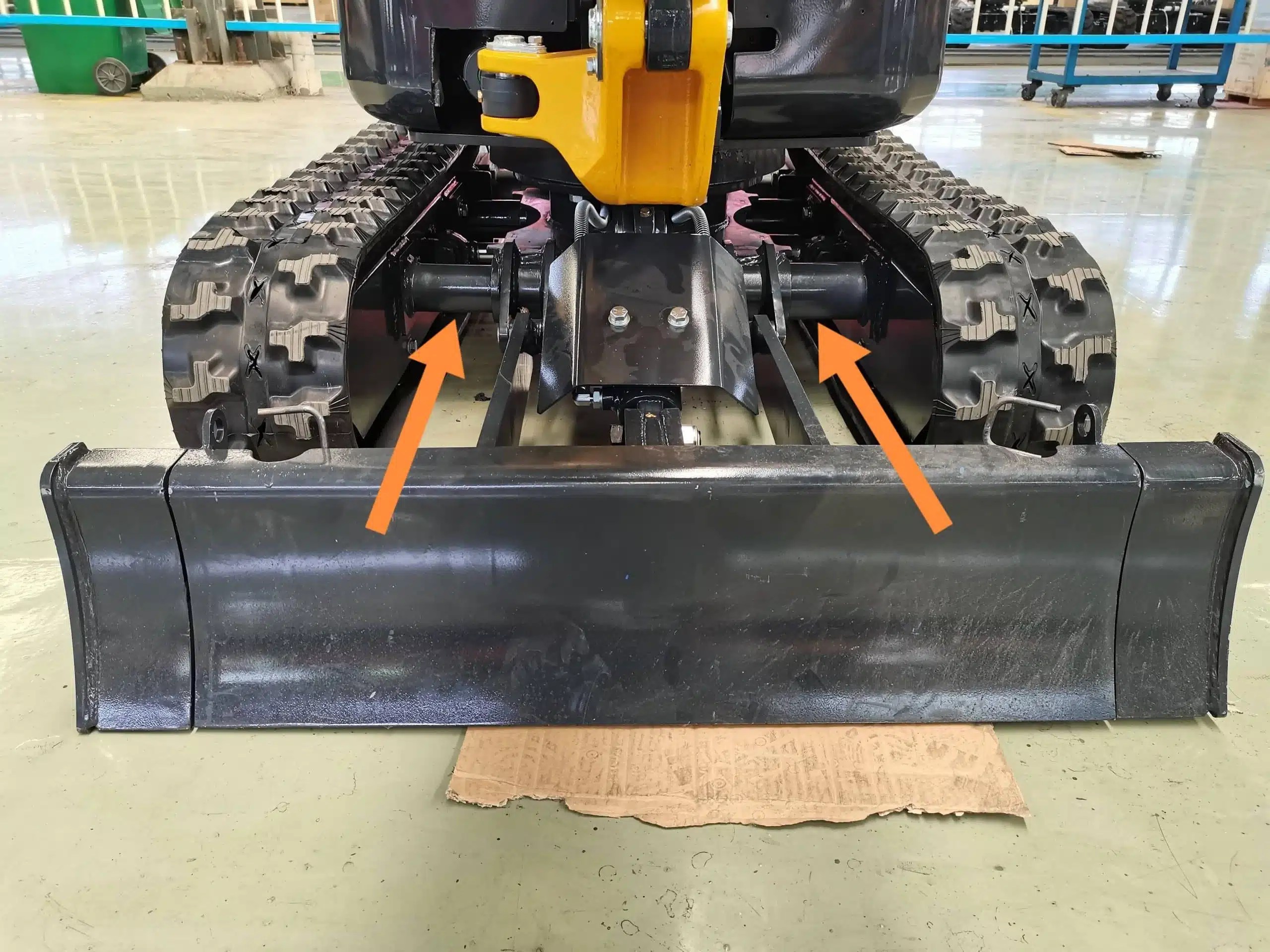 Extending tracks option - Jack et Fils - Mini excavators