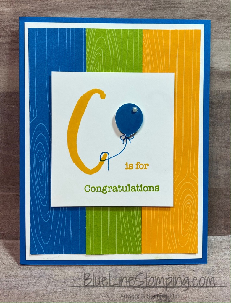 Congratulations - Blue Line Stamping