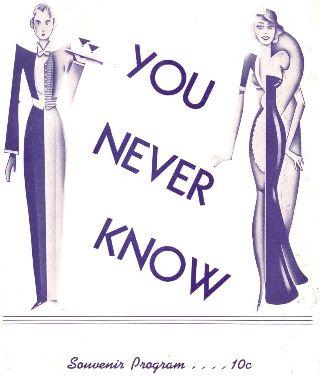 Y Is For YOU NEVER KNOW 1938 THAT S ENTERTAINMENT y-is-for-you-never-know-1938-that-s-entertainment