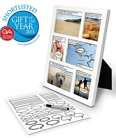 Comic Photo Frame from Prezzybox - jadorelyon