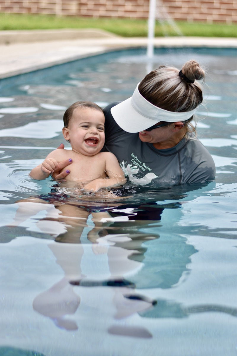 ISR Swim Lessons with Infant Swim Cypress - Janelle Rendon