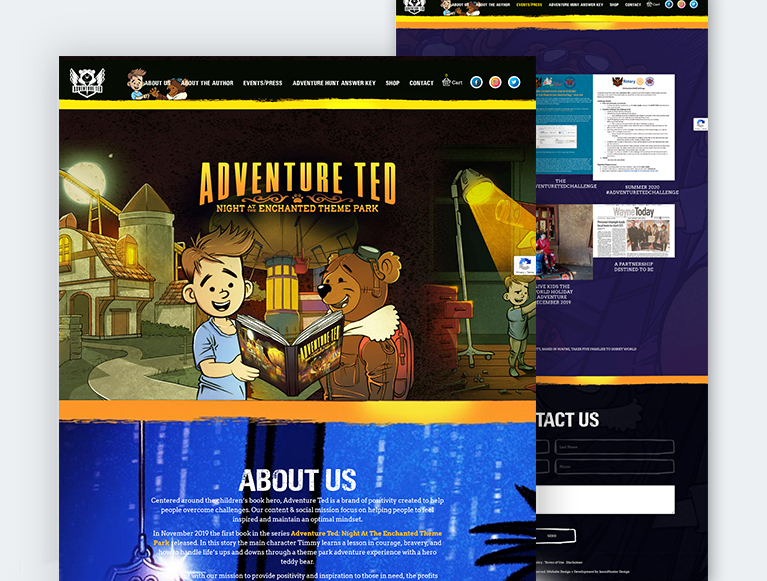Adventure Ted World | Jason Hunter Design