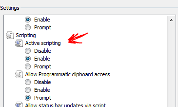 Disable Javascript Internet Explorer 10 How to? - Jaspreet Chahal