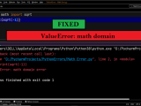 Math Domain Error Python что это Math Log