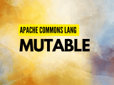 Apache Commons Lang Mutable Java Developer Central