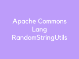 Apache Commons Lang Randomstringutils Java Developer Central