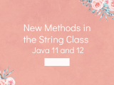 New Methods In The String Class Java 11 And 12 Java Developer Central