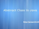 Abstract Class In Java Java Architect Journey