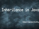 Inheritance In Java Java Architect Journey