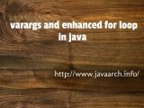 Varargs Argument In Java Methods Java Architect Journey