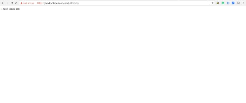 Spring boot SSL configuration example โ Java Developer Zone