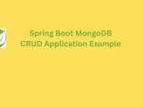 Spring Boot Mongodb Crud Application Example Javadzone