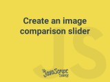Create An Image Comparison Slider Javascriptsource