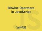 Bitwise Operators In Javascript Javascriptsource