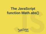 The Javascript Function Math Abs Javascriptsource