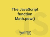 The Javascript Function Math Pow Javascriptsource