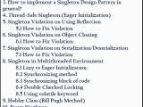 Singleton Design Pattern In Java With All Scenarios Javatechonline