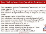 Java 8 Coding Interview Questions Javatechonline
