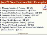 Java 22 New Features With Examples Javatechonline