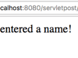 Java Servlet Post Example Java Tutorial Network