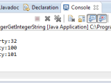 Java Integer Getinteger String Nm Integer Val Method Example
