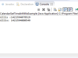 Java Calendar Gettimeinmillis Method Example