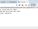 Java Calendar Getweeksinweekyear Method Example