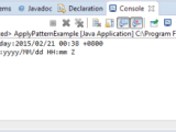 Java Simpledateformat Applypattern String Pattern Method Example