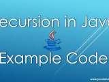 Recursion In Java Example Program Understanding Java Recursion