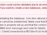 Error Using Sql Server 2008 R2 Database For Rational Insight Setup