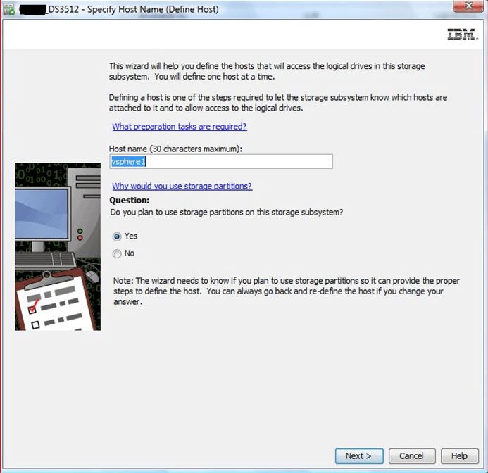 IBM DS3500 SAN Mapping and Host setup - JB Computerization