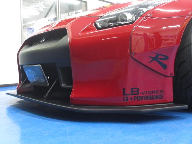 Red Liberty walk R35 GT-R Front side - JDM CARS