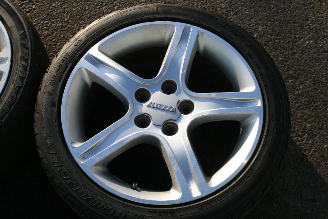 Jdm 17″ Oem Toyota Altezza Rims/Tires (5×114.3) 215/45r17 – JDM Tuners Inc