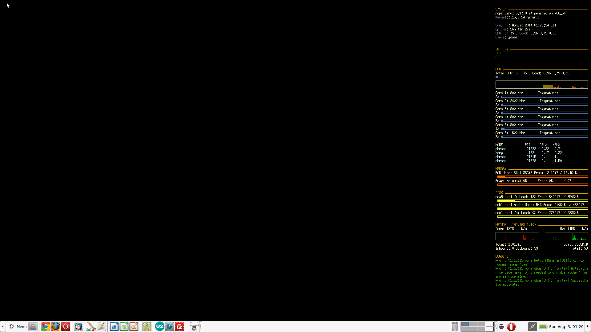 Conky Sensors App – American Programmers Independent, LLC.