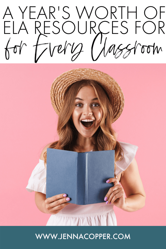 A Full Year's Worth of ELA Ideas for Every Classroom ⋆ Jenna Copper