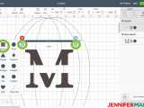 Cricut Split Monogram Tutorial Free Svg Jennifer Maker